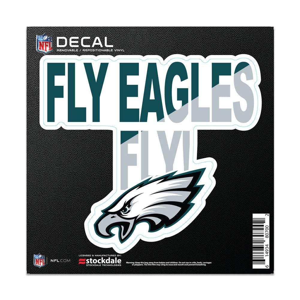 Philadelphia Eagles Decal 6x6 All Surface Slogan Removable ToylandEU