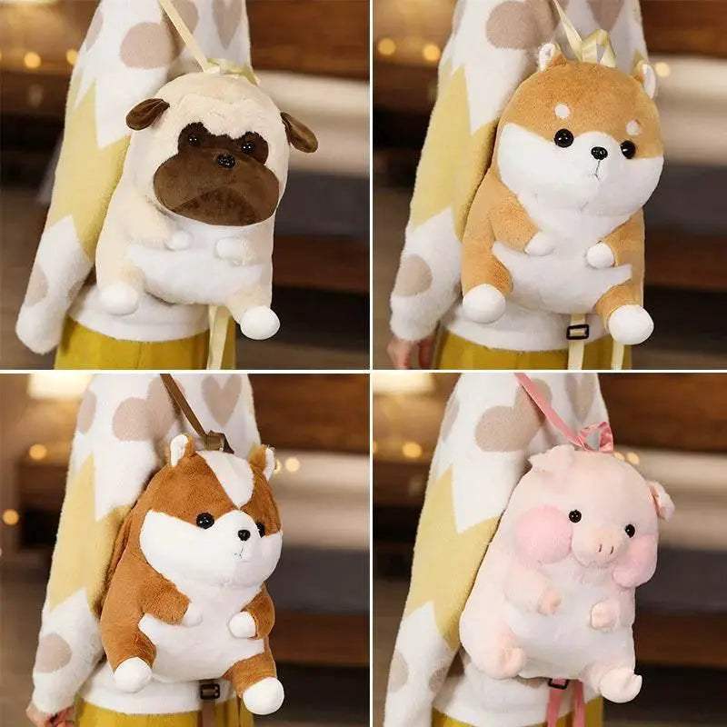 Adorable Shiba Inu Plush Backpack - Perfect School Companion for Kids ...