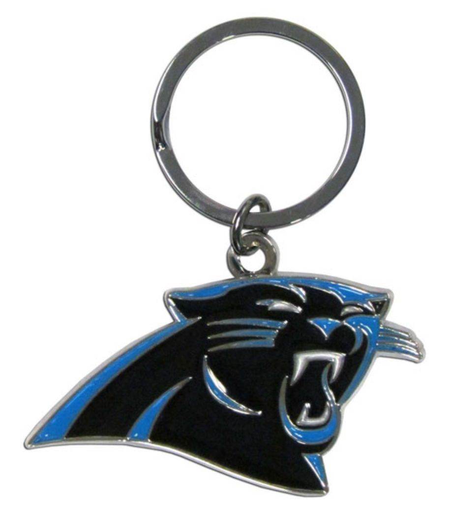 Carolina Panthers Chrome Logo Cut Keychain ToylandEU