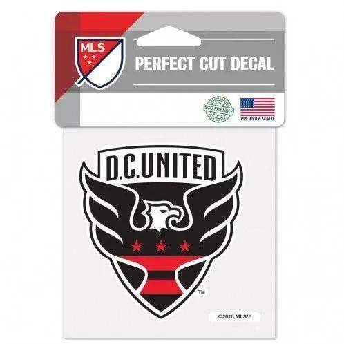 DC United Decal 4x4 Perfect Cut Color Outdoor Vinyl ToylandEU