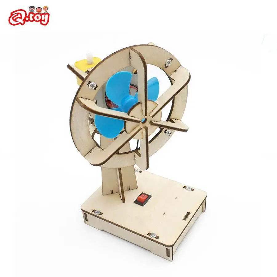 DIY Electric Shaking Head Fan STEM Toy Kit for Kids ToylandEU