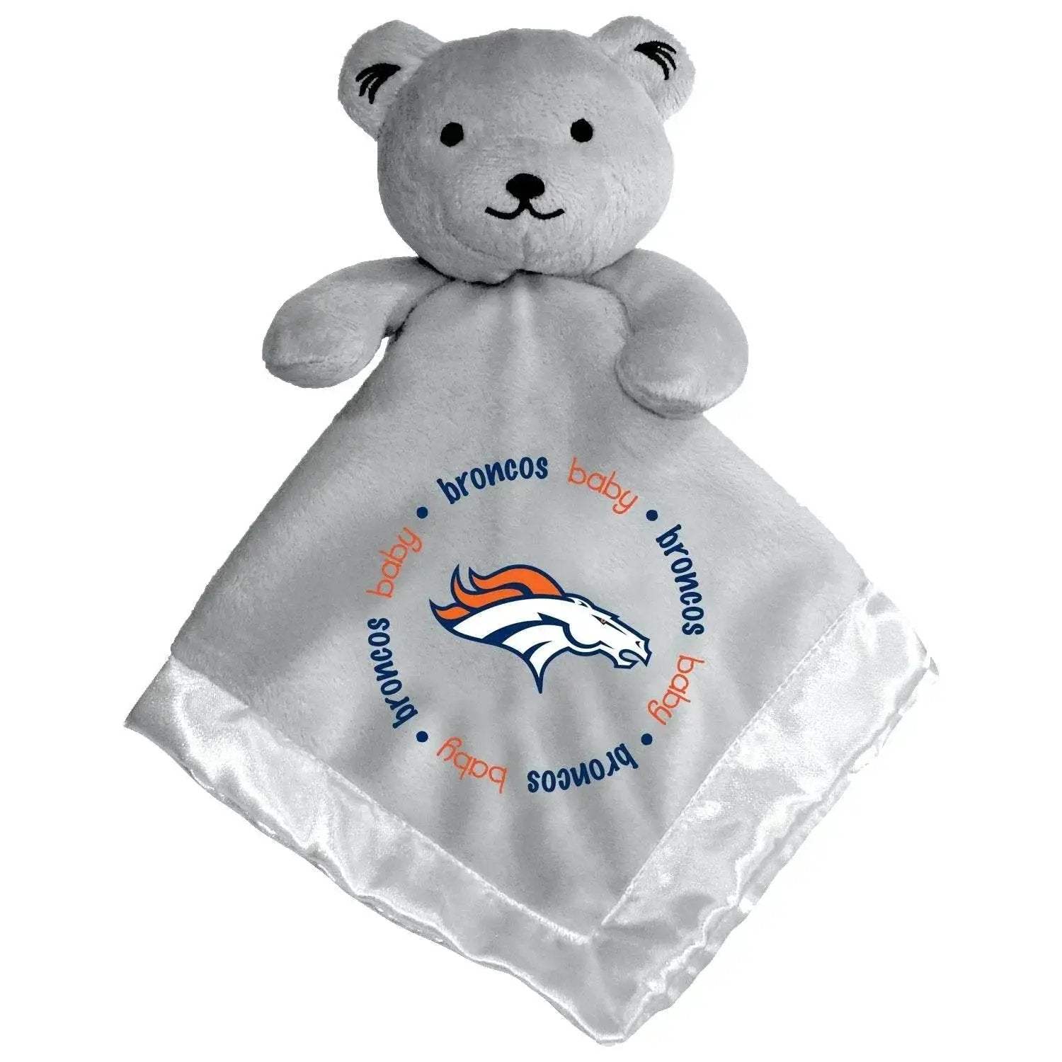 Denver Broncos Embroidered Security Bear Gray Plush 14 Inch ToylandEU