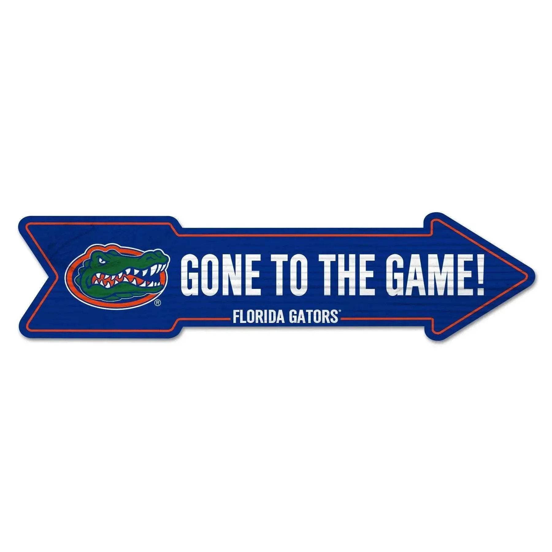 Florida Gators Wood Arrow Sign 6x24 Outdoor Yard Decor ToylandEU
