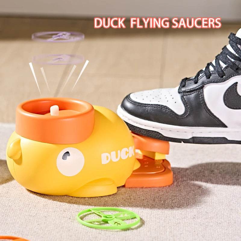 Funny Kids Flying Disc Air Rocket Launcher Duck Elephant ToylandEU