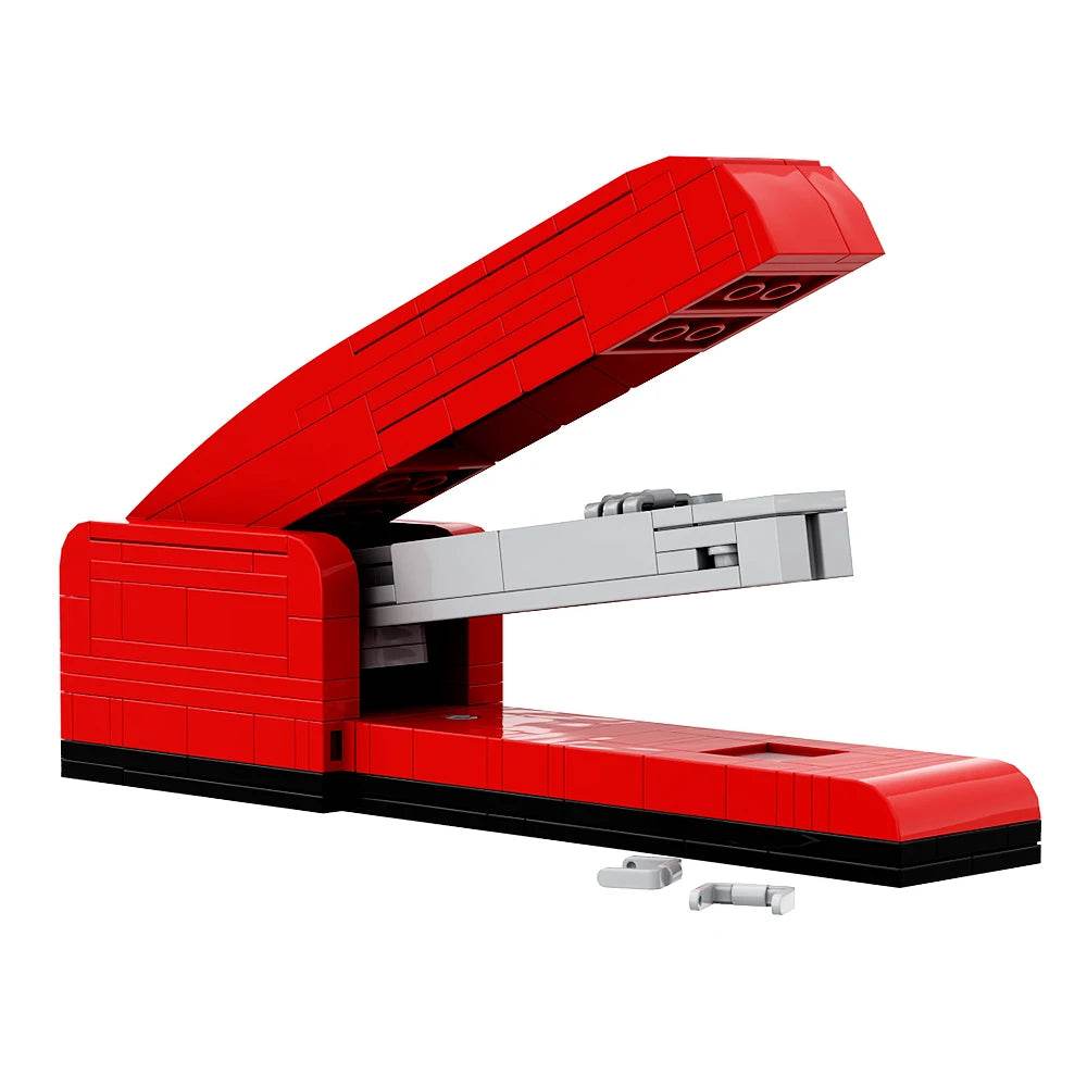 Gobricks MOC Office Space Red Swingline Stapler Building Set Building ...