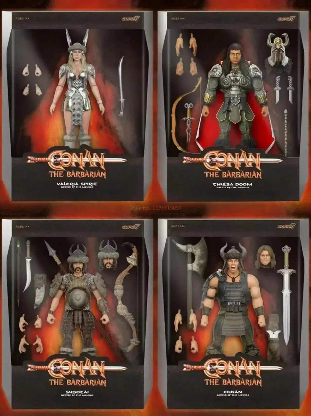 In Stock Super 7 Seven Inch Joint Movable Doll King Conan ToylandEU