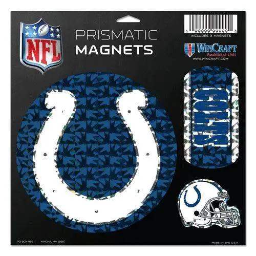 Indianapolis Colts Prismatic 11x11 Magnet Sheet Die Cut ToylandEU
