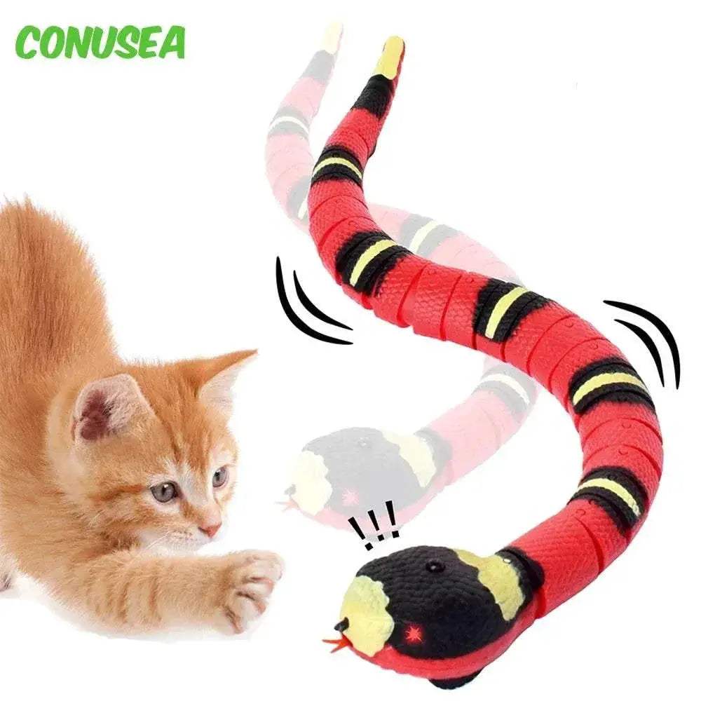 Intelligent RC Snake Toy Obstacle Avoidance For Cats ToylandEU