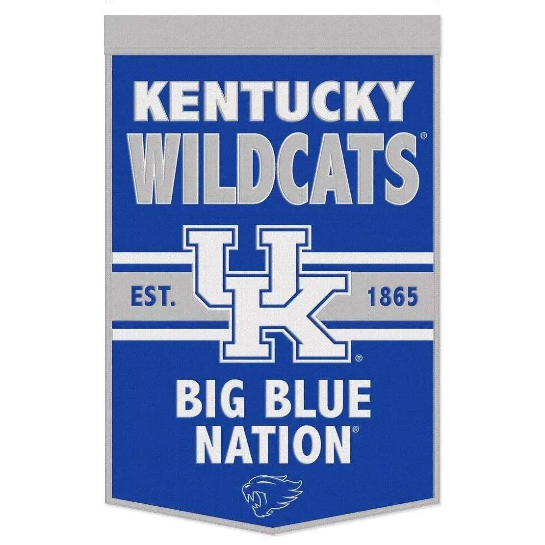 Kentucky Wildcats Wool Banner 24x38 Dynasty Slogan Design ToylandEU