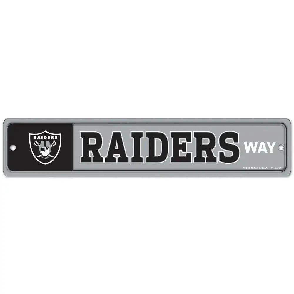 Las Vegas Raiders Street Sign Plastic Hanging Decor ToylandEU