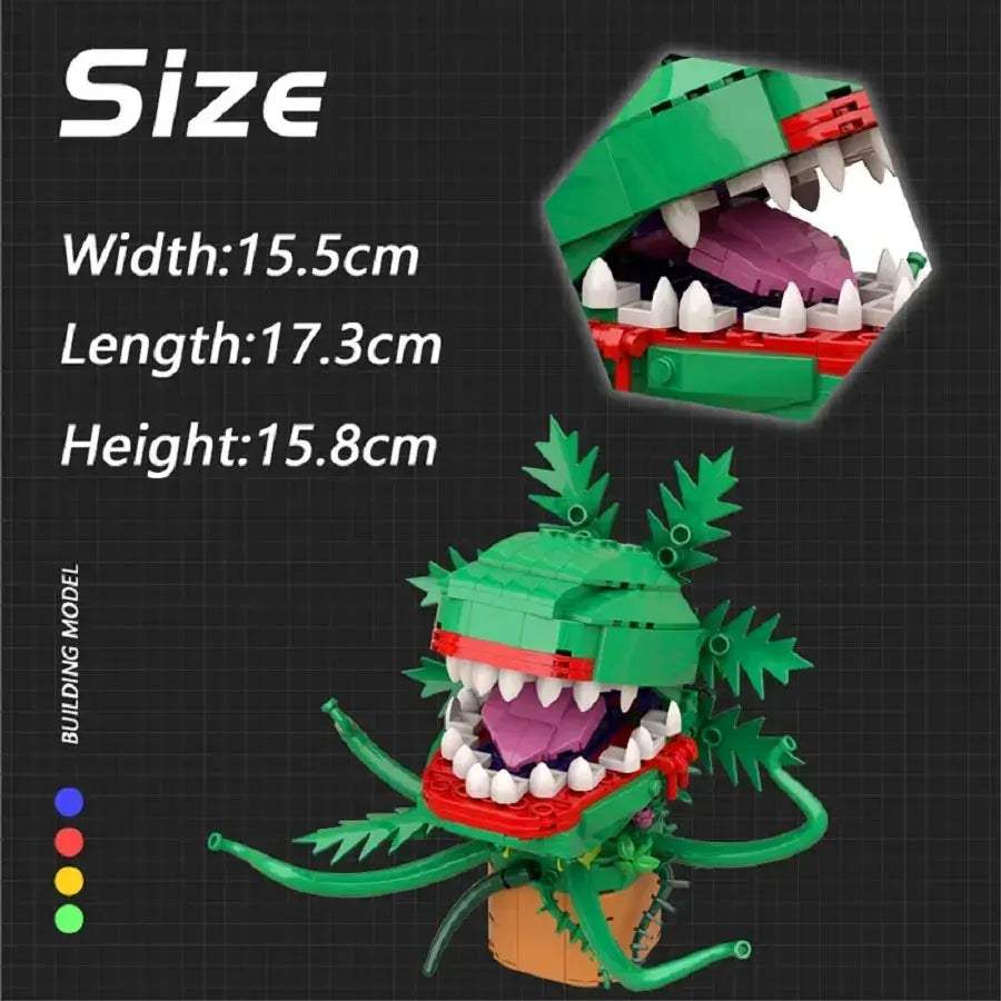 MOC MOC Lego Compatible Human Eating Flower Building Blocks Kit Perfect ...