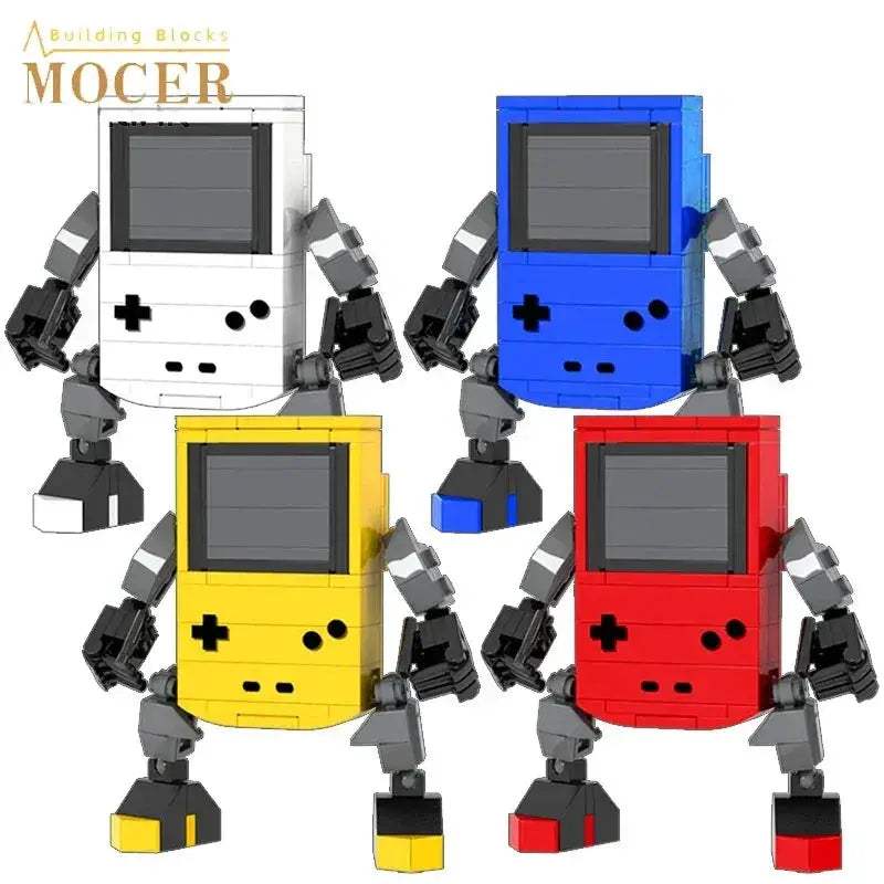 MOC Premium Building Blocks Mech Robot Kit Inspired By Game Boy For ...