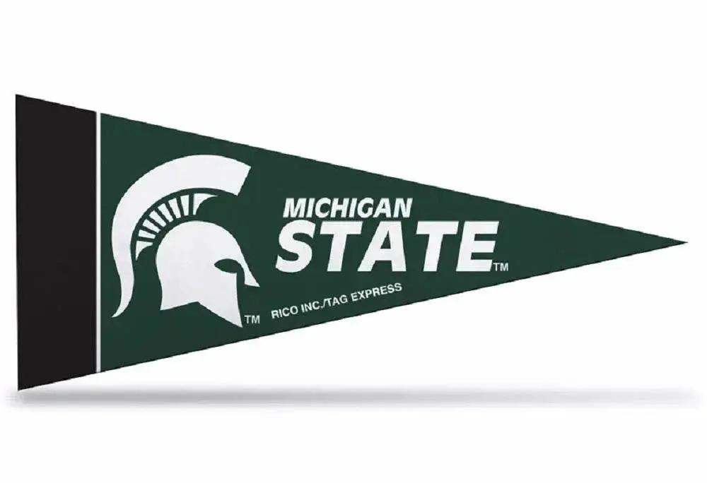 Michigan State Spartans Mini Pennant Set Eight Pieces ToylandEU
