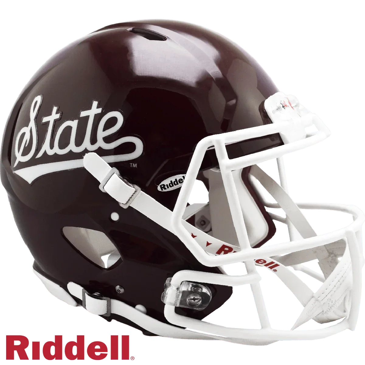 Mississippi State Bulldogs Helmet Riddell Authentic Script ToylandEU