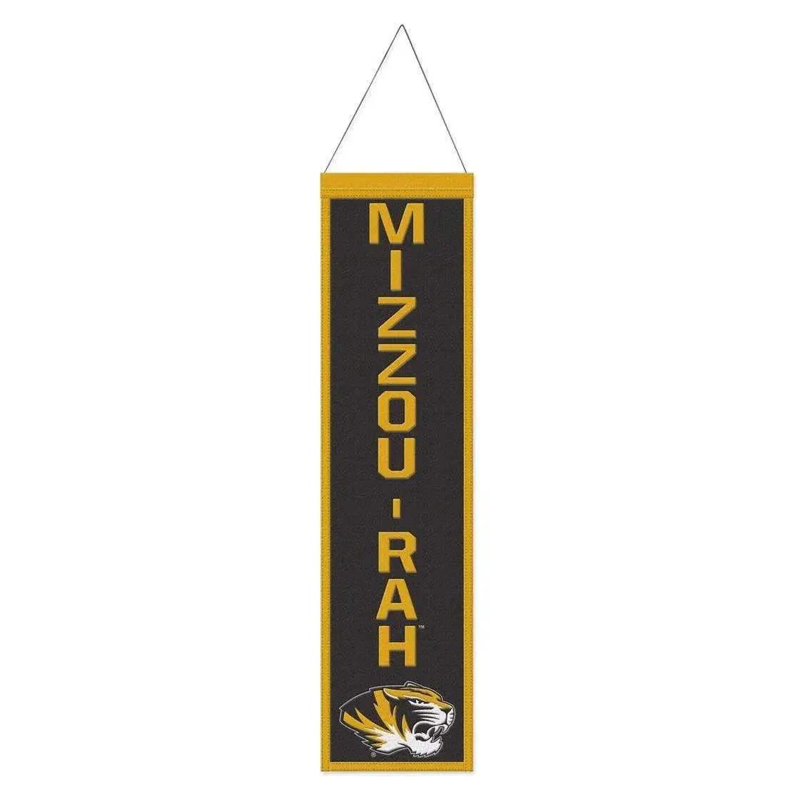 Missouri Tigers Wool Banner 8x32 Heritage Slogan Design ToylandEU