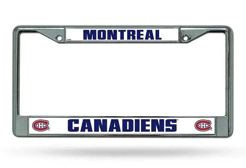 Montreal Canadiens Chrome License Plate Frame Durable ToylandEU