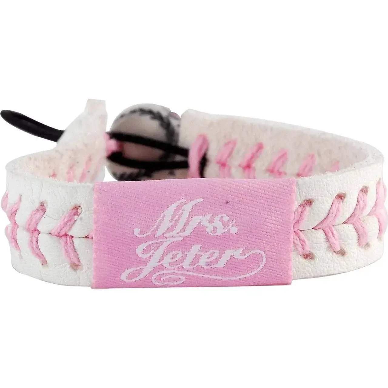 Mrs Jeter New York Yankees Pink Jersey Leather Bracelet ToylandEU