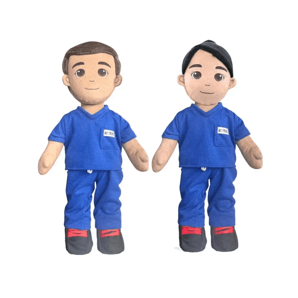My Hero™ Medical Hero Scrubs | Custom Recordable Plush ToylandEU