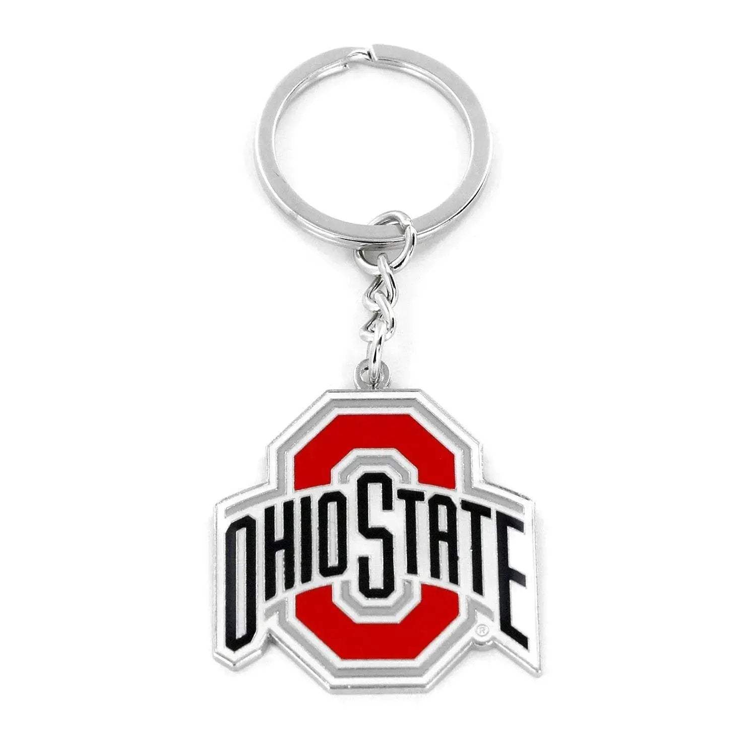 Ohio State Buckeyes Logo Keychain Detachable Split Ring ToylandEU