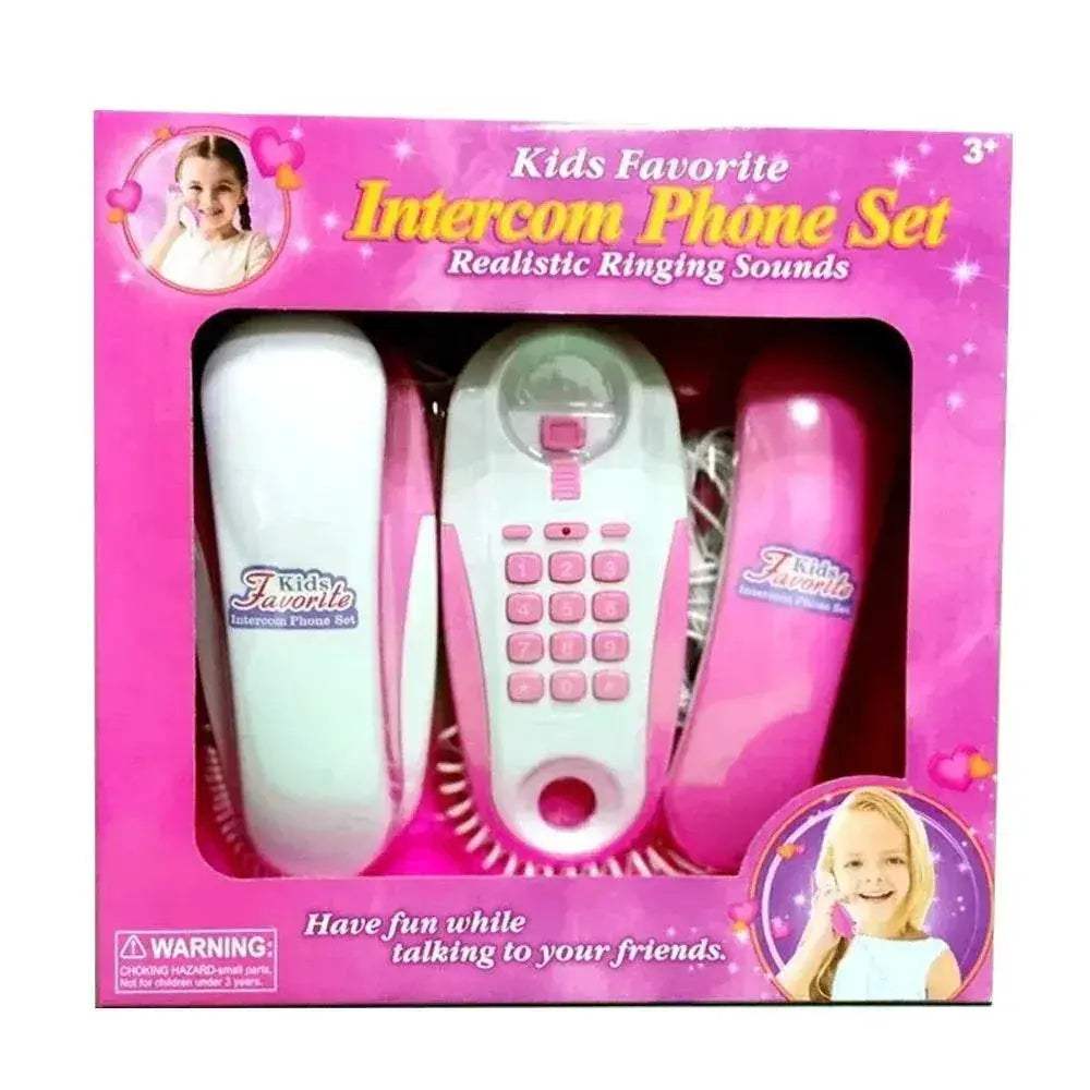 Premium Intercom Phone Set With Ringing Sounds For Kids ToylandEU