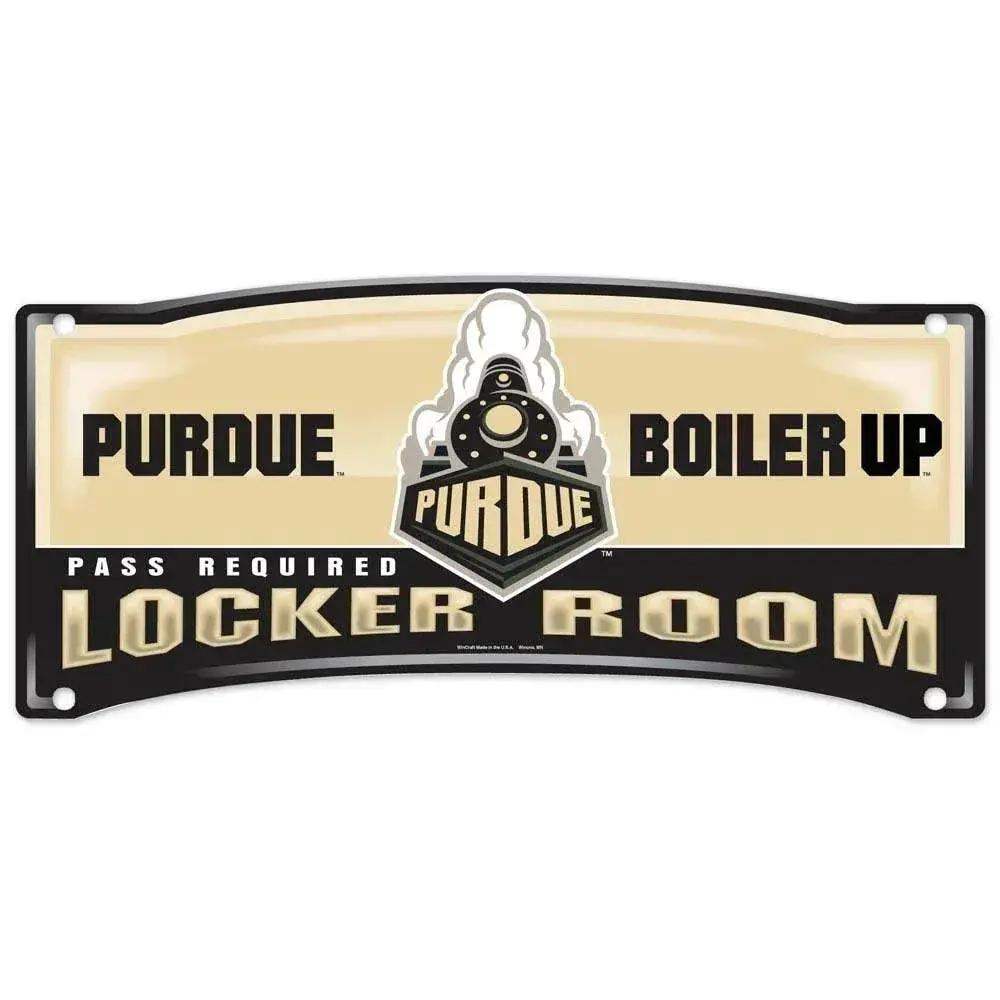 Letrero de plástico de los Purdue Boilermakers (8 x 19 pulgadas) para ...