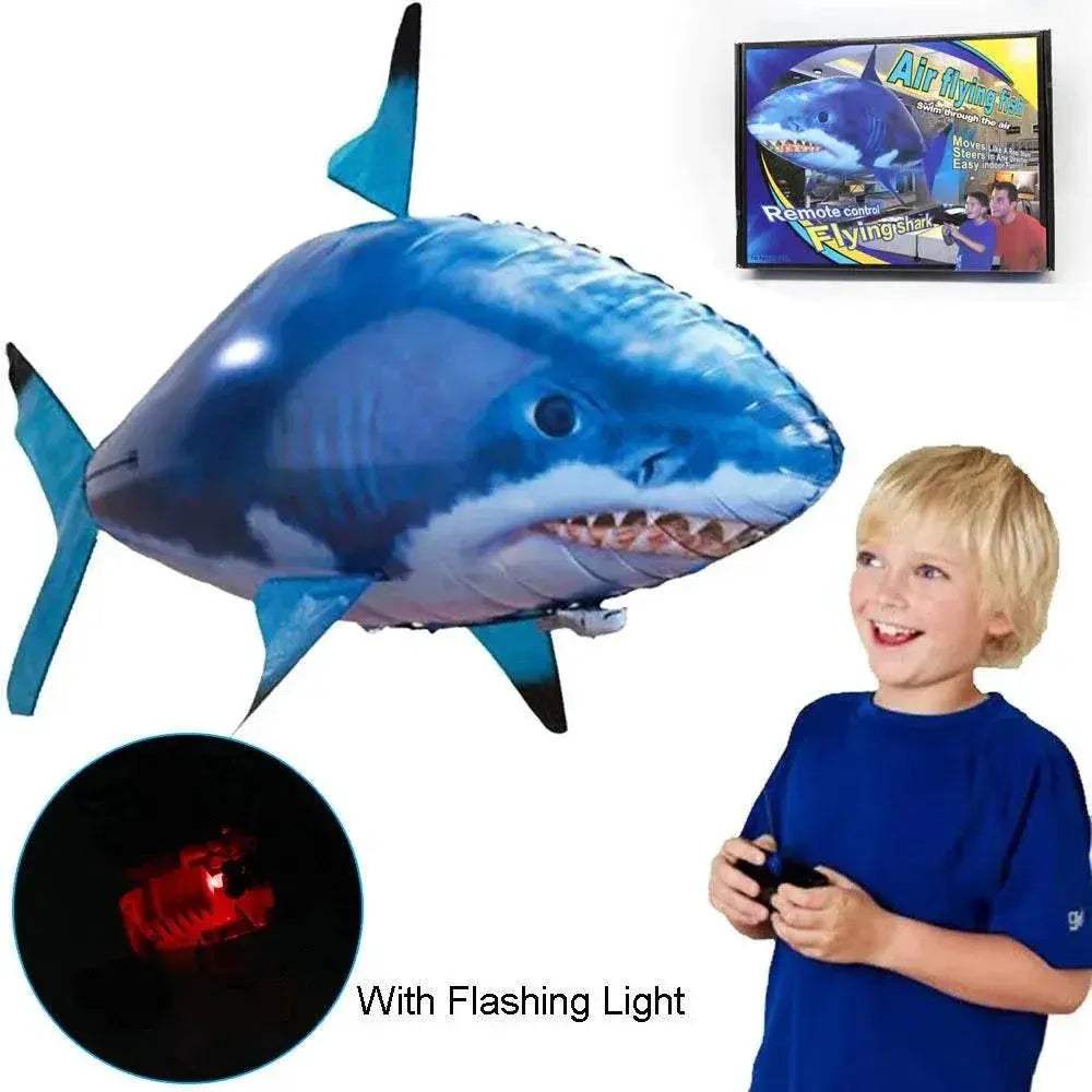 RC Remote Control Inflatable Shark Balloon Toy for Exciting Playtime ...