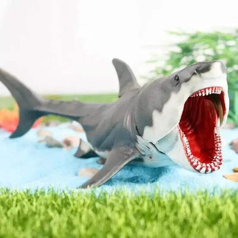 Realistic Shark Toy Figurine with Movable Mouth for Kids ToylandEU