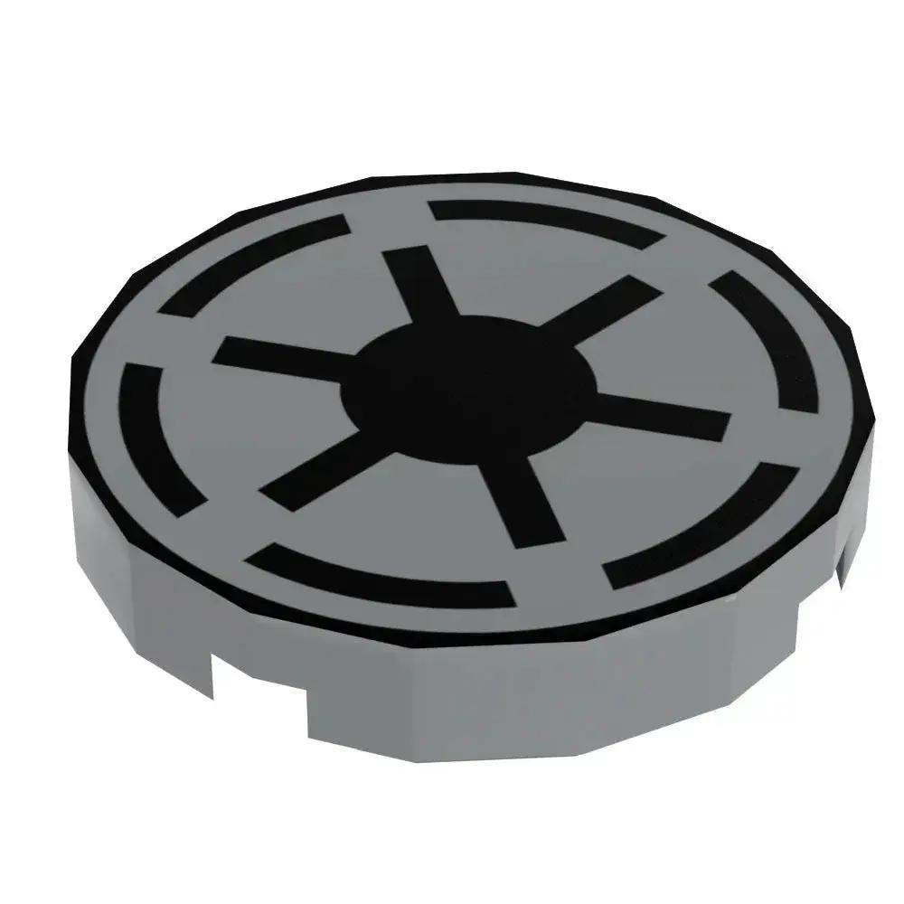 Republic Crest - Custom Printed Star Wars 2x2 Round Tile made using ...