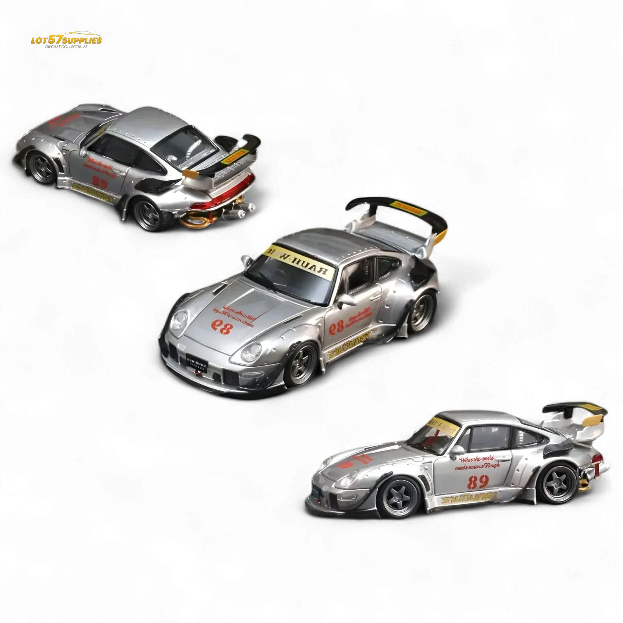 Street Weapon Porsche RWB 993 Heavenly Livery 1:64 ToylandEU