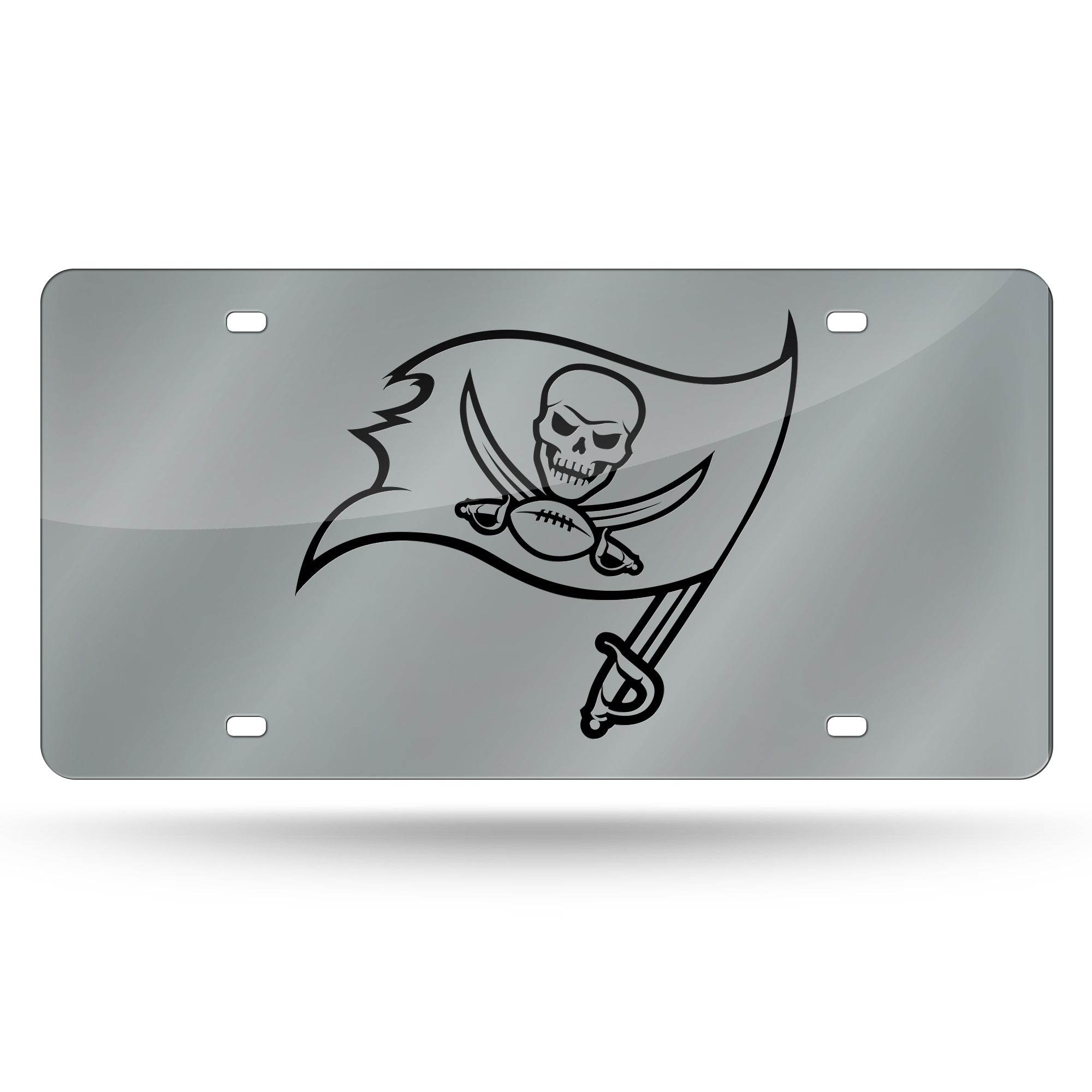 Tampa Bay Buccaneers License Plate Laser Cut Silver ToylandEU