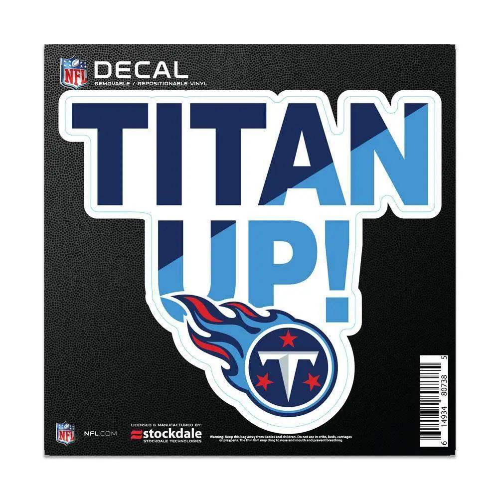Tennessee Titans 6x6 All Surface Slogan Vinyl Decal ToylandEU
