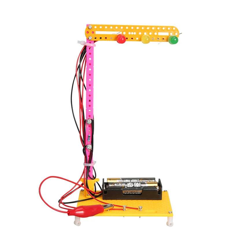 Traffic Light Model Science Toy DIY STEM Echnology Physics Bricks Kit ...