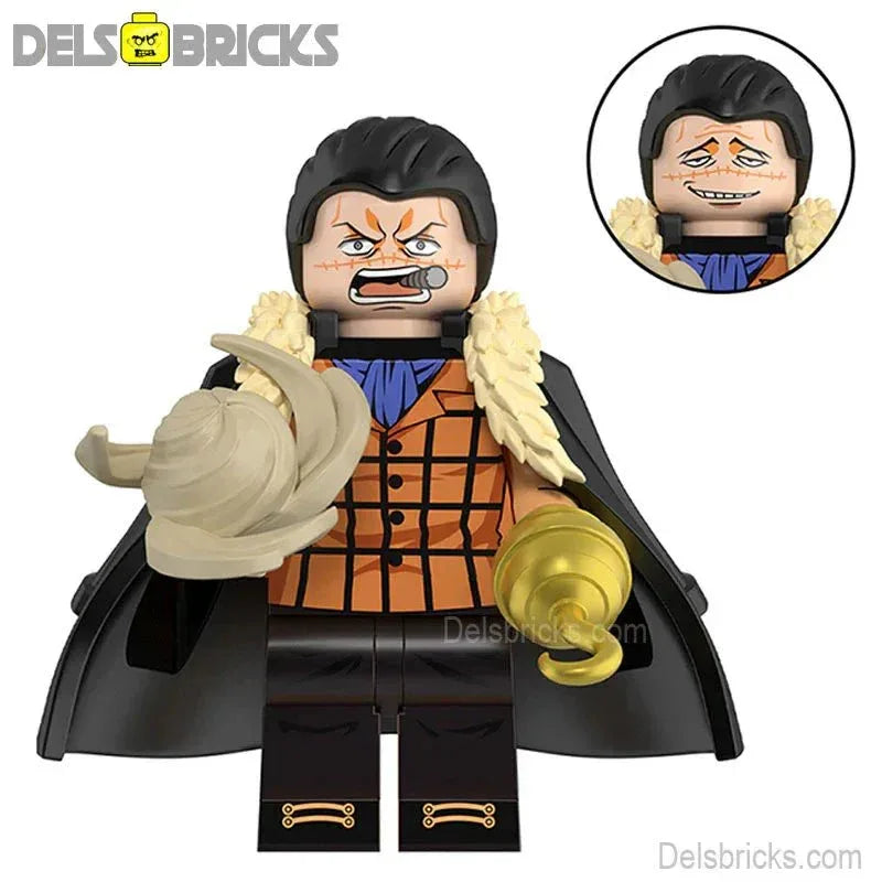 One Piece Sir Crocodile Lego Minifigures Custom Figure ToylandEU